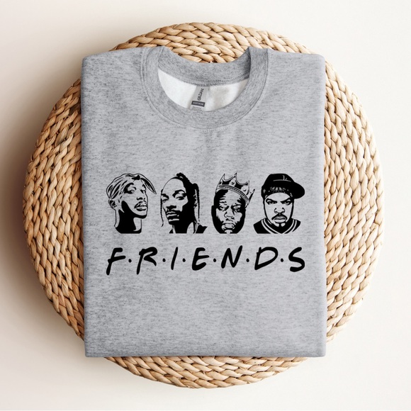 Handmade | Tops | Rap Icons Sweatshirt | Poshmark